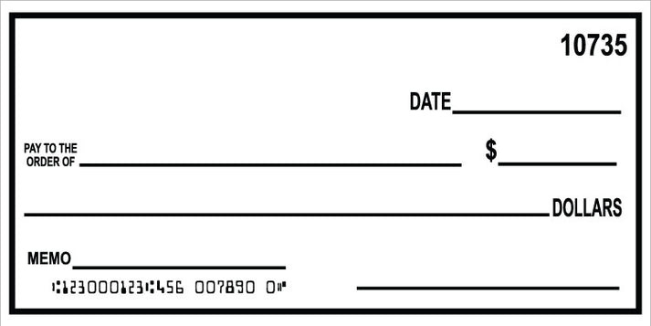 Personalized Presentation Checks | Same Day Sign