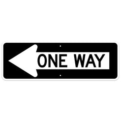 One Way Arrow Sign, Left – Same Day Sign