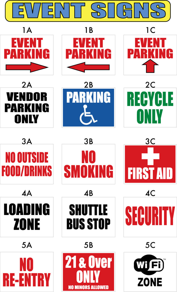 Race Signs, Arrows, Event Signs – Same Day Sign
