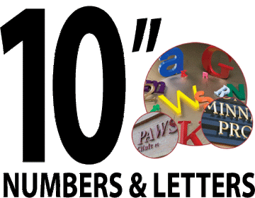 Building Numbers, Building Lettering with dimension – Same Day Sign