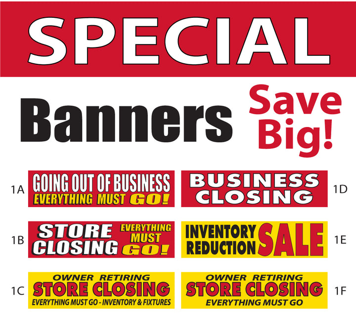 Closing & Liquidation Sale Signs | Same Day Sign
