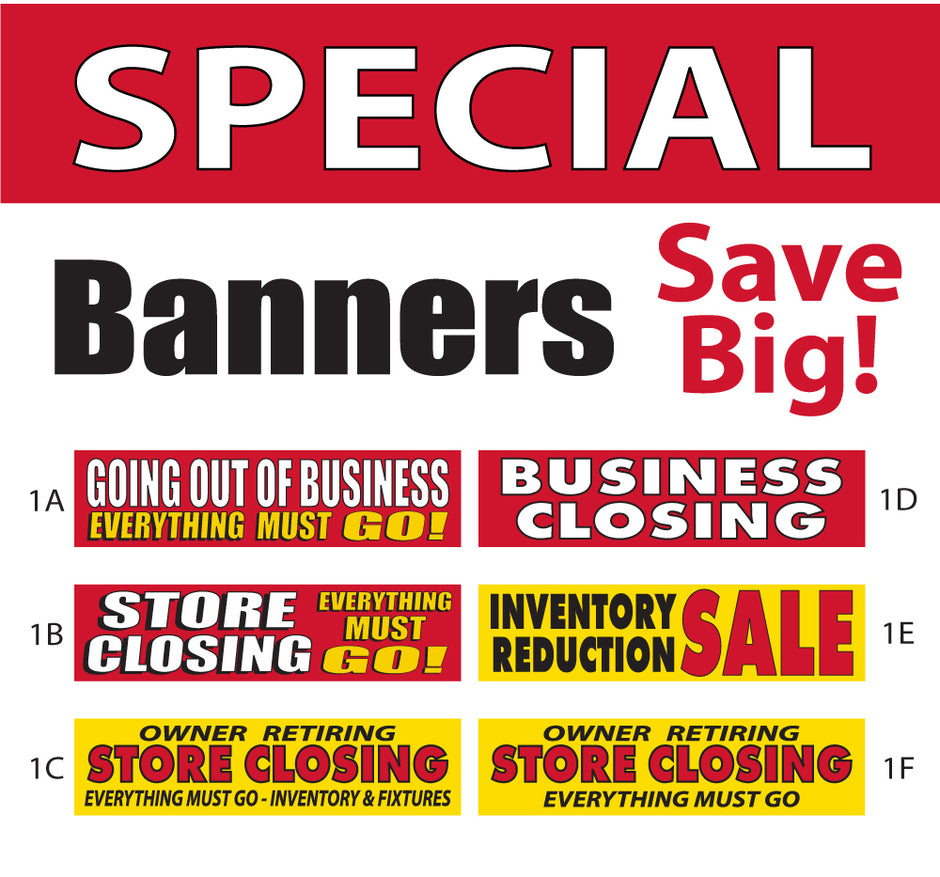 Closing & Liquidation Sale Signs | Same Day Sign