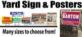 Bulk Yard Sign Packages | Same Day Sign